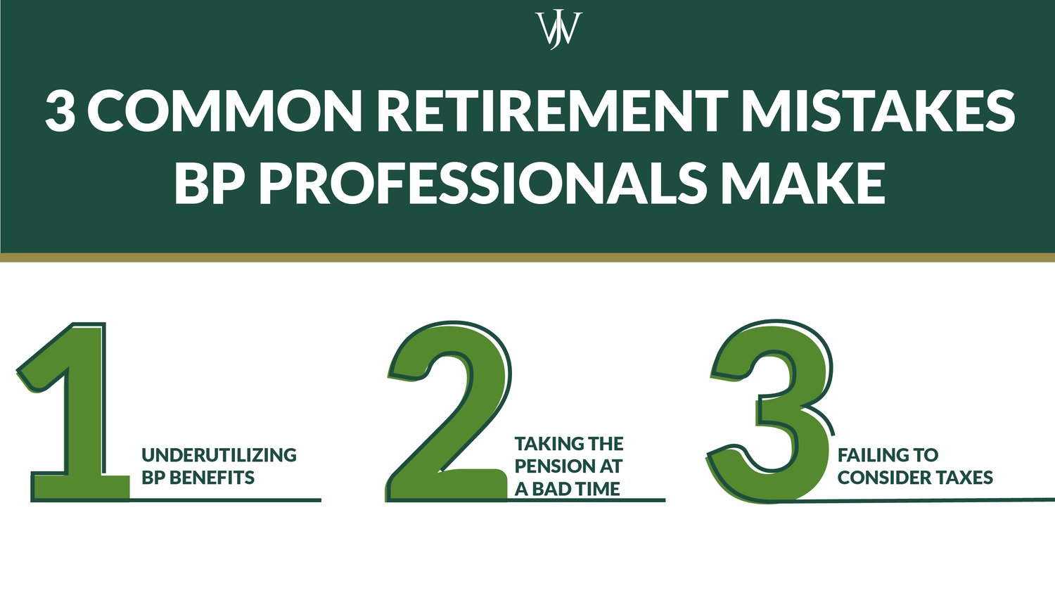 Retirement Planning for BP Professionals: 3 Mistakes to Avoid