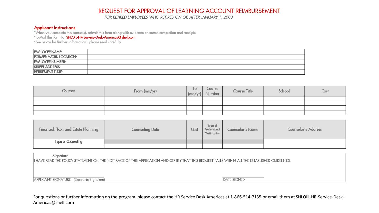 Using the Shell Learning Account to Enhance Your Retirement