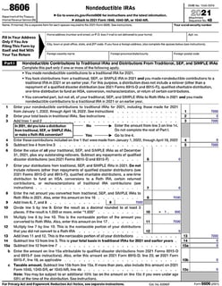 Considering a Backdoor Roth Contribution? Don’t Forget Form 8606!