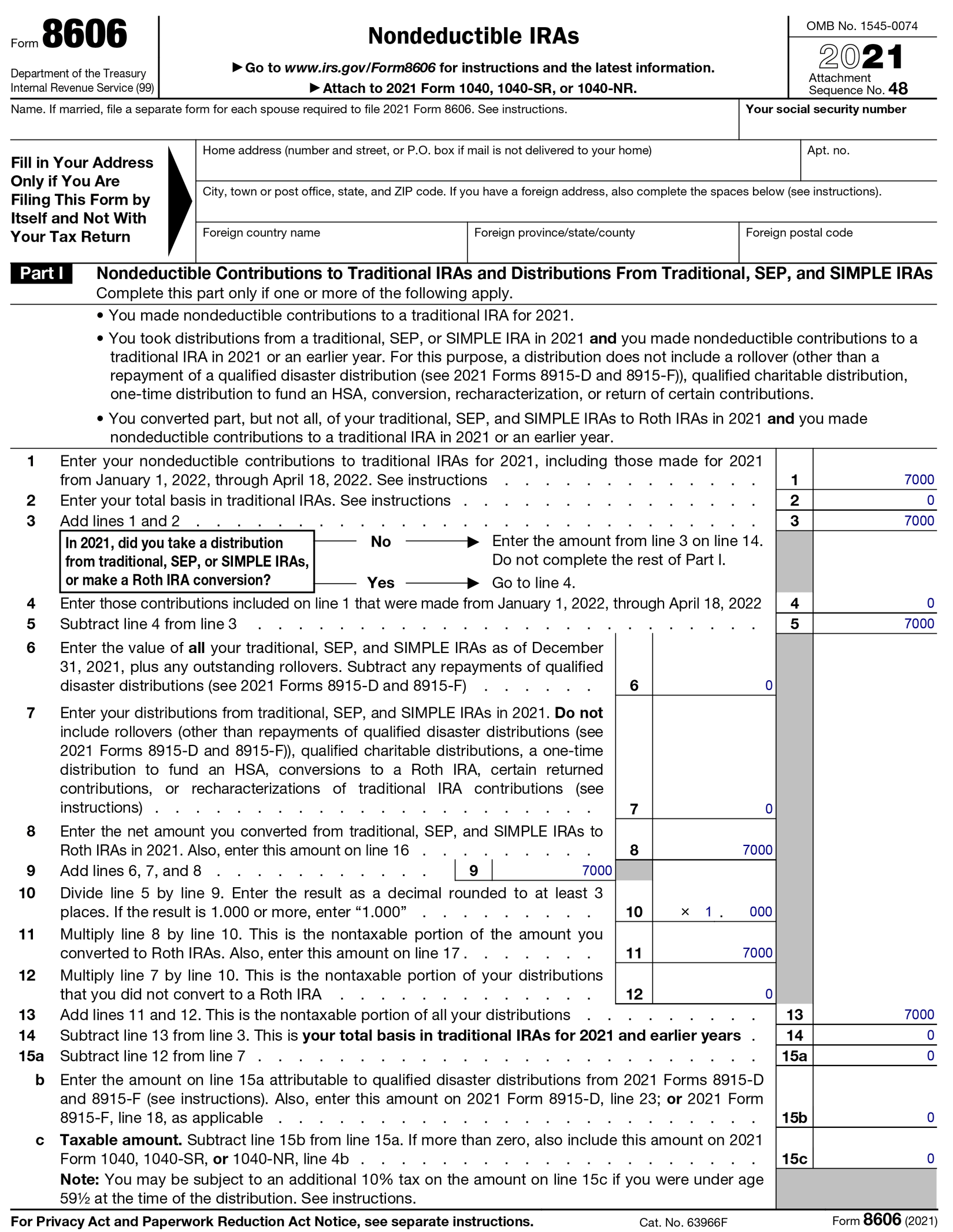 Considering a Backdoor Roth Contribution? Don’t Forget Form 8606!